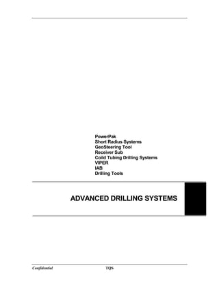 Advanced drilling systems | PDF