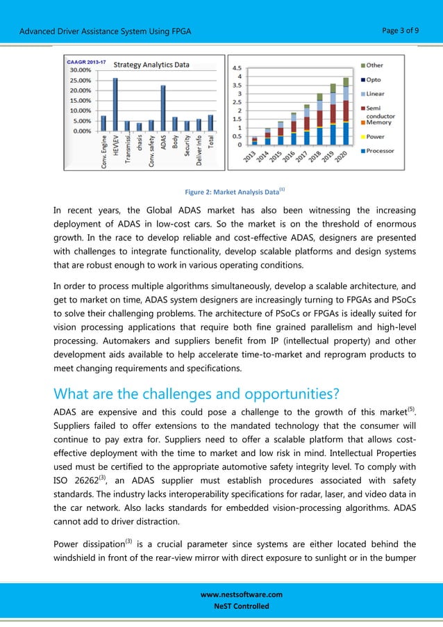 Advanced Driver Assistance System using FPGA | PDF