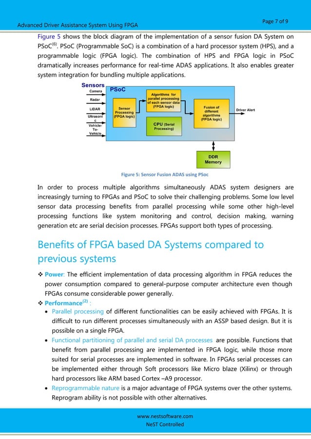Advanced Driver Assistance System using FPGA | PDF