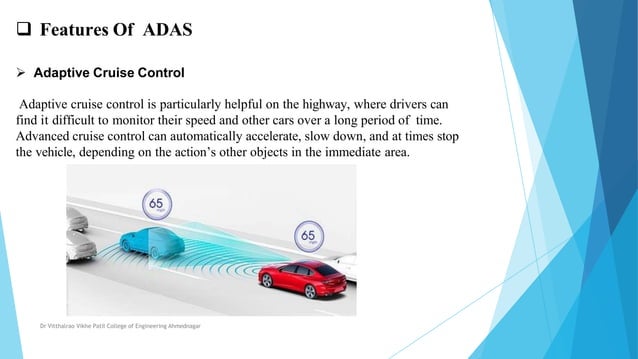 Advanced Driver Assistant System (ADAS).pptx | Auto Safety Technologies ...