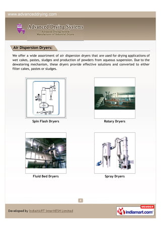 Advanced Drying Systems, Mumbai, Spray Drying Systems | PDF