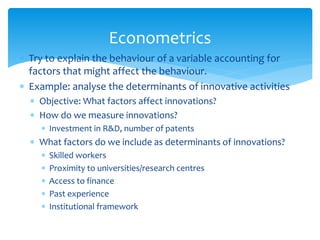 Advanced Econometrics L1-2.pptx | Operating Systems | Computer Software ...