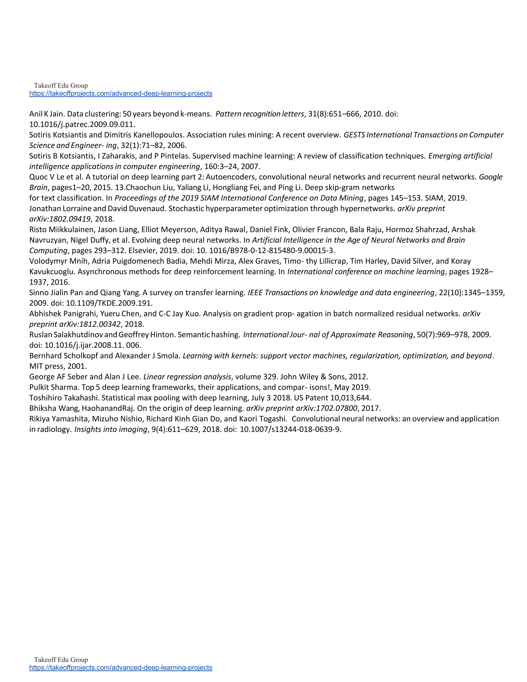 Advance deep learning | PDF