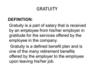 Advance & deferred components of ctc | PPTX