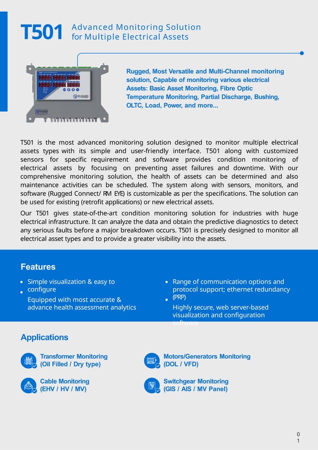 Advanced Electrical Asset Monitoring T501 - Rugged Monitoring.pptx
