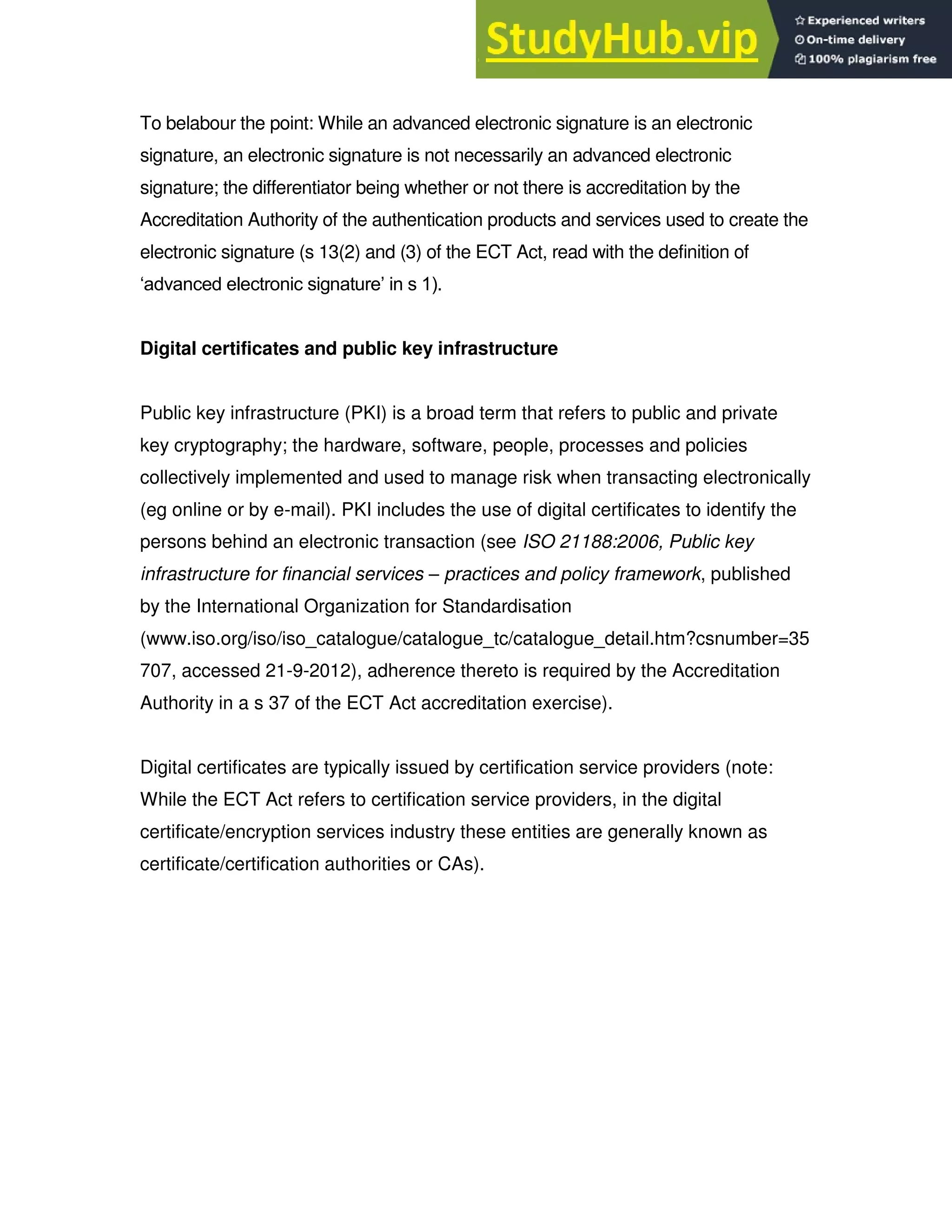 Advanced Electronic Signatures | PDF