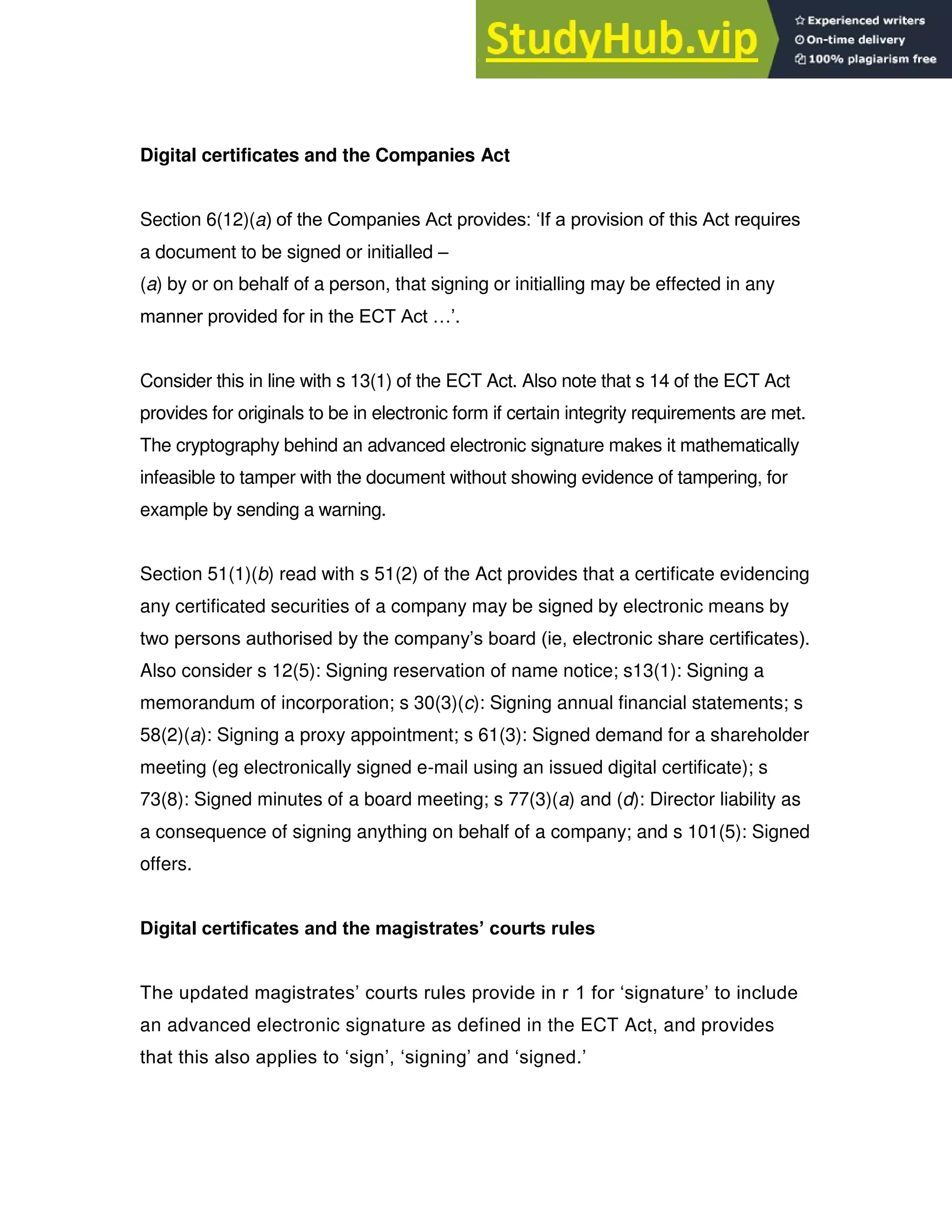 Advanced Electronic Signatures | PDF