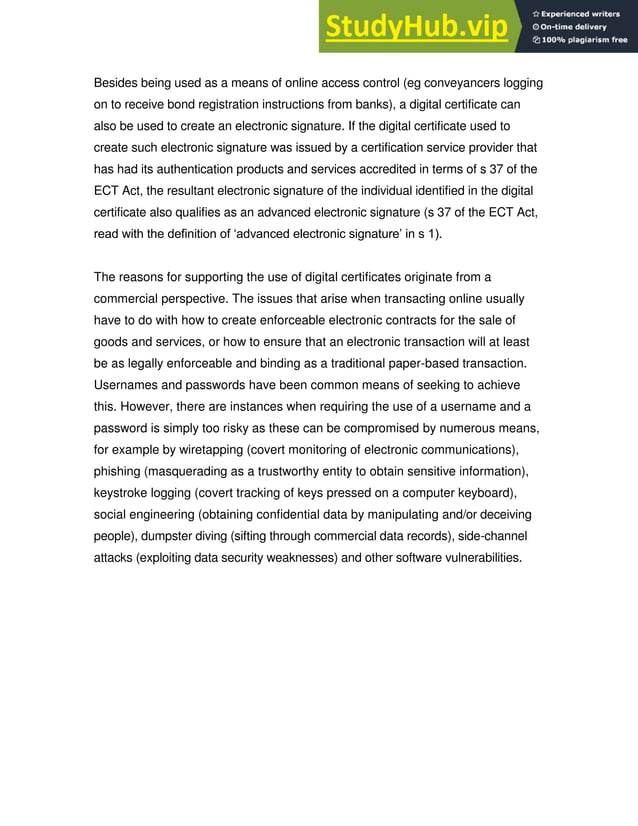 Advanced Electronic Signatures | PDF