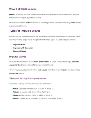 Advanced Elliott Waves Education; Impulse and Corrective Waves | PDF