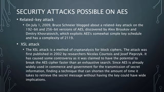 Advanced encryption standard (aes) | PPTX