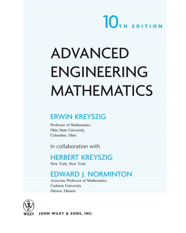 advanced engineering mathematics-erwin kreyszig.pdf