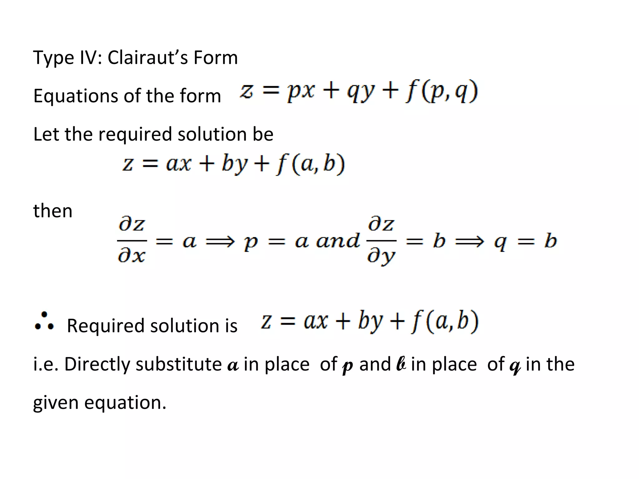 First Order Non Linear Partial Differential Equation And Its Applications Ppt