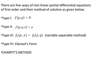 Nonlinear Second Order Differential Equation