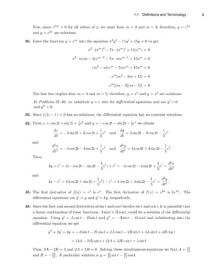 Answers to Problems for Advanced Engineering Mathematics, 6th Edition ...
