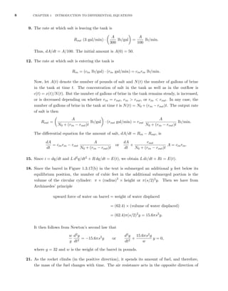 Answers to Problems for Advanced Engineering Mathematics, 6th Edition – Dennis Zill | PDF