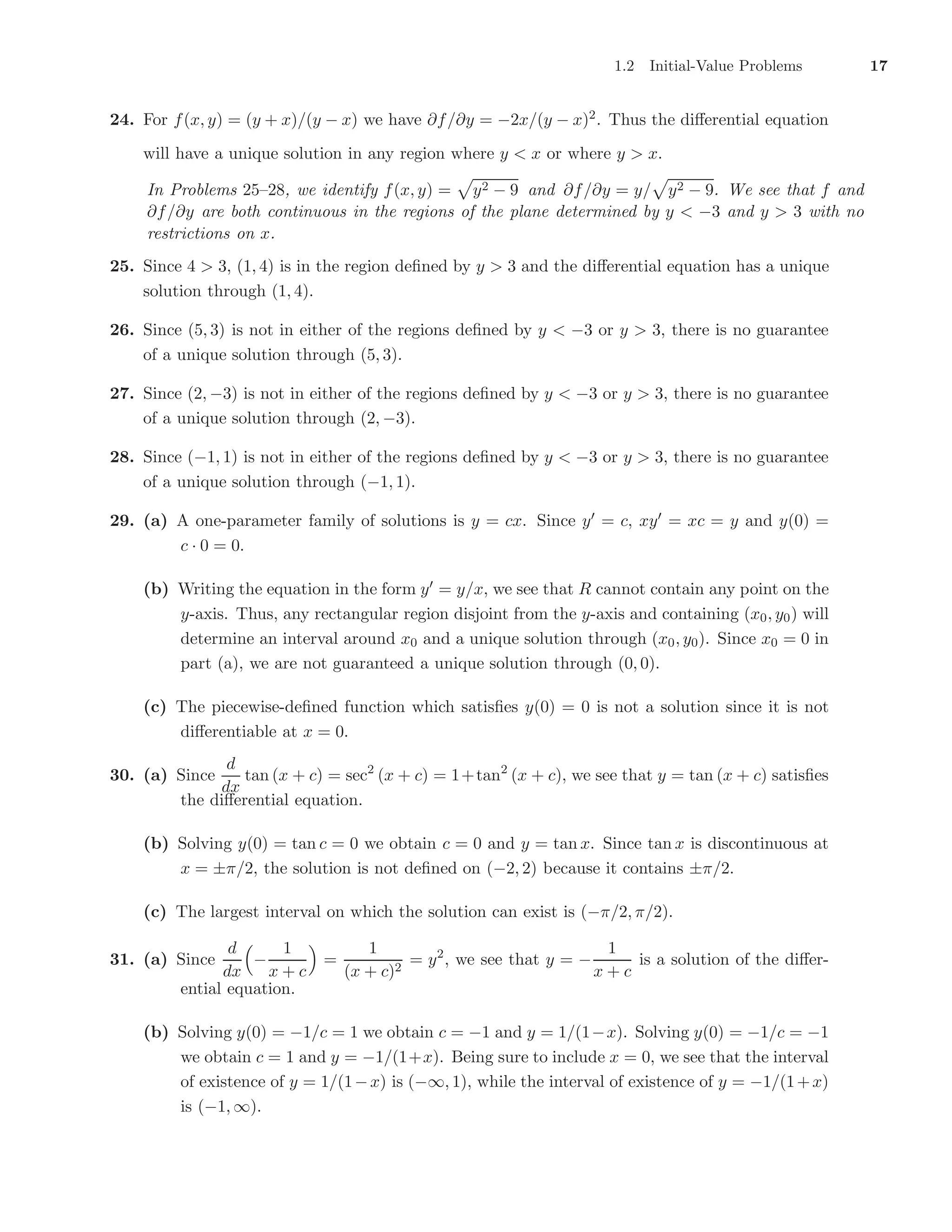 Answers to Problems for Advanced Engineering Mathematics, 7th Edition by Dennis Zill | PDF