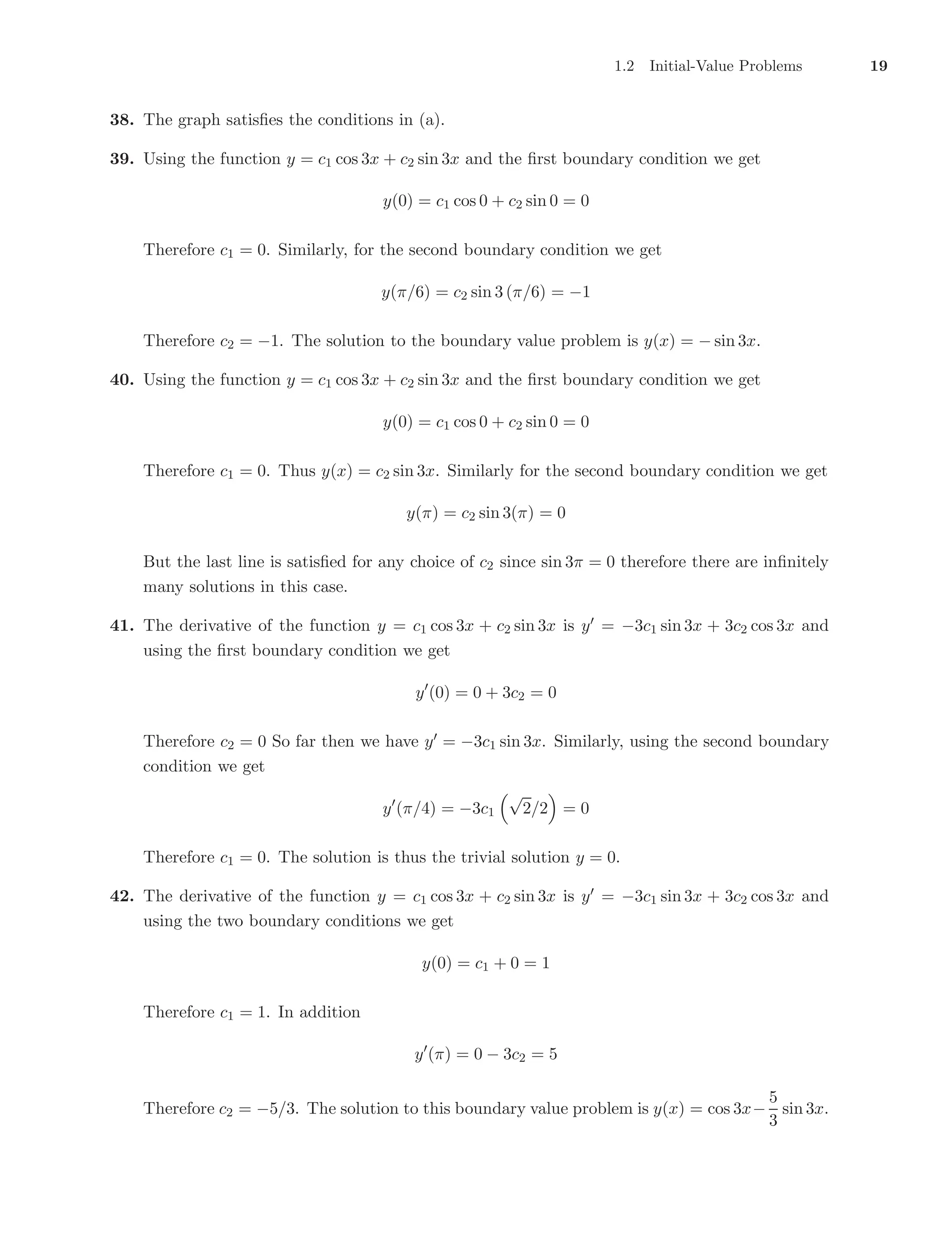 Answers to Problems for Advanced Engineering Mathematics, 7th Edition by Dennis Zill | PDF