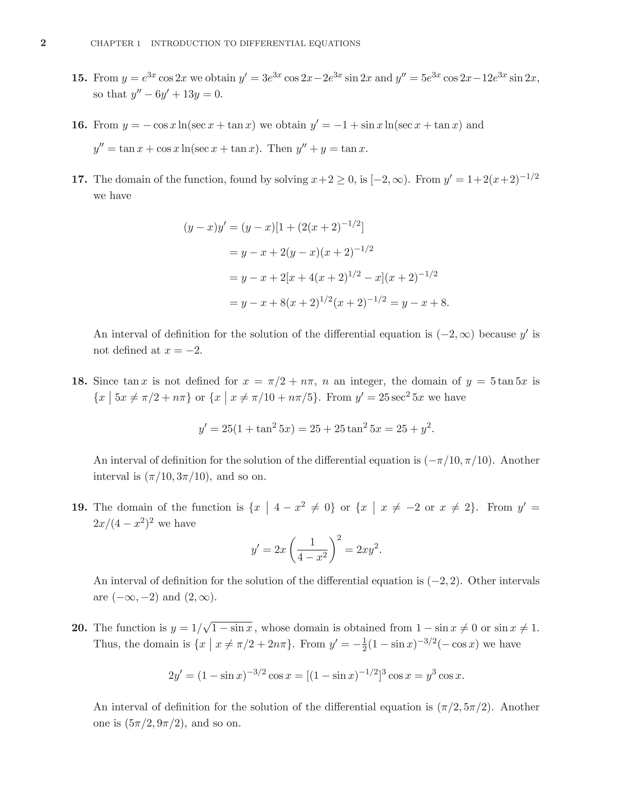 Answers to Problems for Advanced Engineering Mathematics, 7th Edition ...