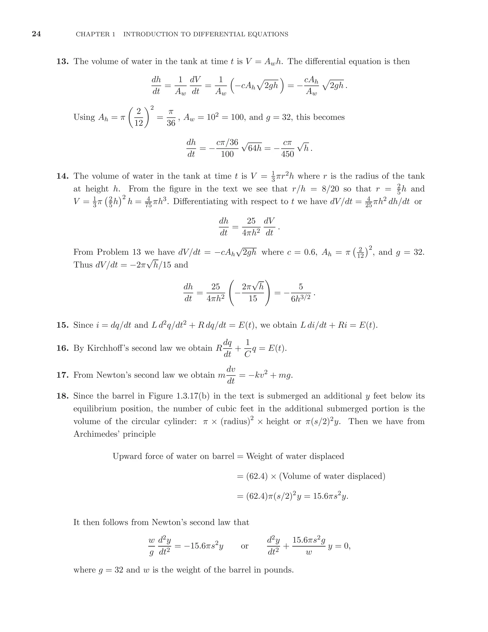 Answers to Problems for Advanced Engineering Mathematics, 7th Edition by Dennis Zill | PDF