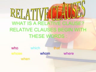 Advanced English Adjective Clause Connectors | PPT