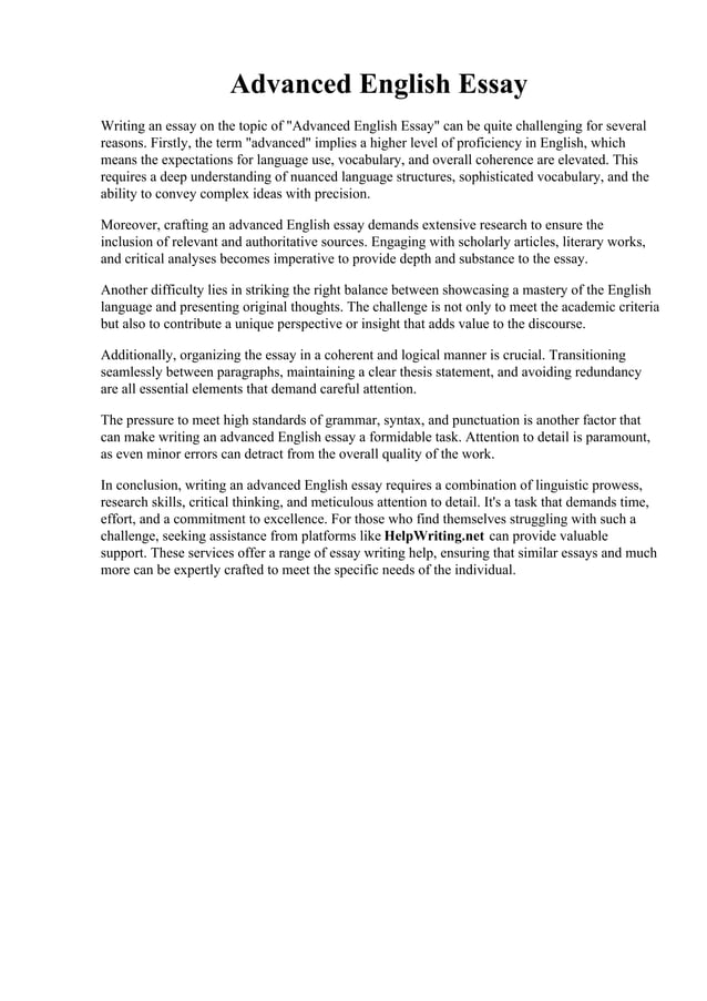 Reflective Essay Writing Samples