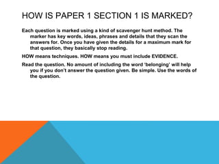 HSC Advanced English Overview- Paper 1 and 2 | PPT