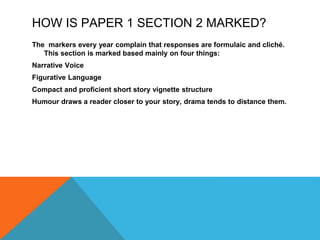 HSC Advanced English Overview- Paper 1 and 2 | PPT