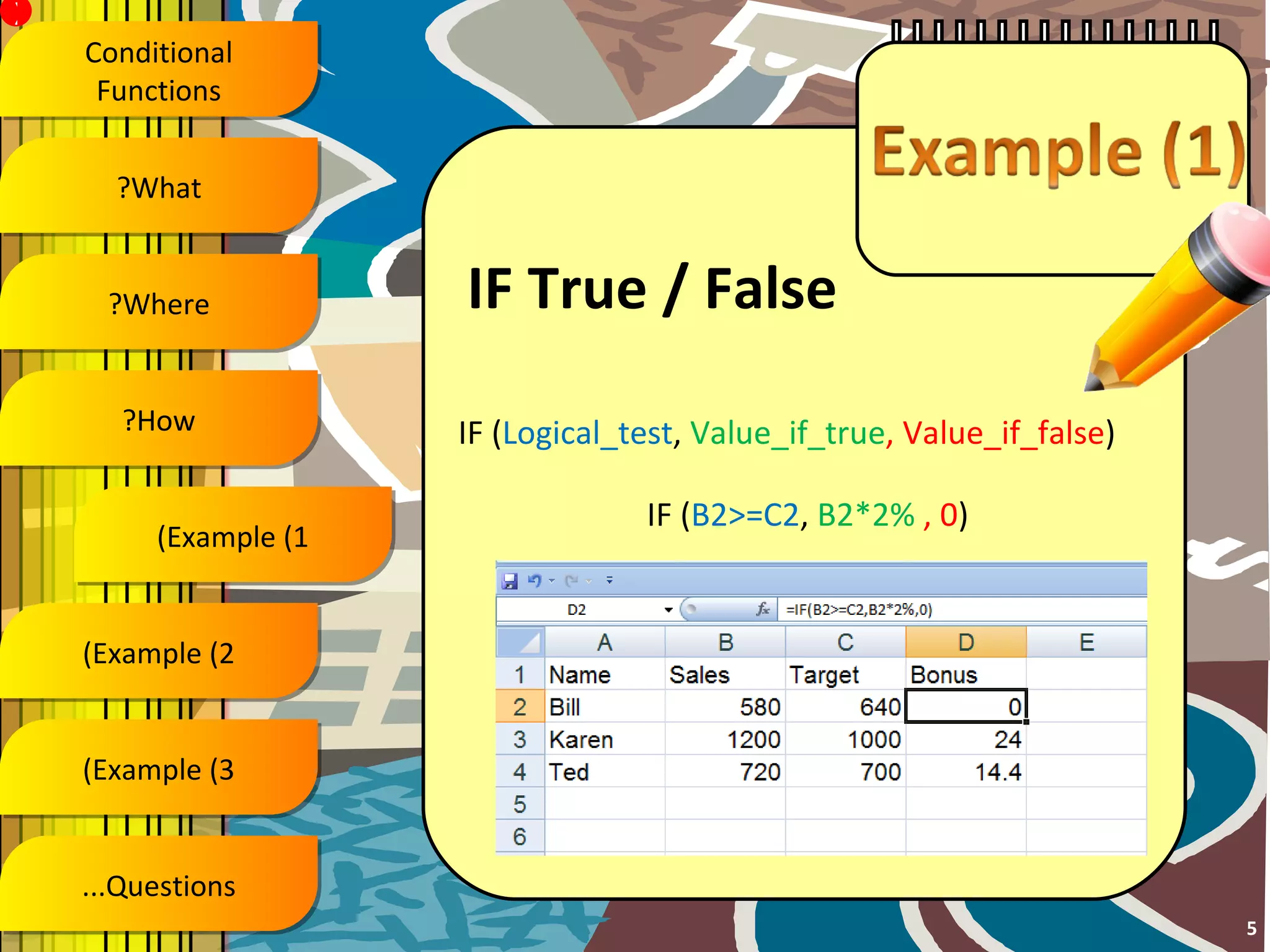 Advanced Excel By Ahmed Galal | PPT
