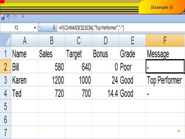 Advanced Excel By Ahmed Galal | PPT