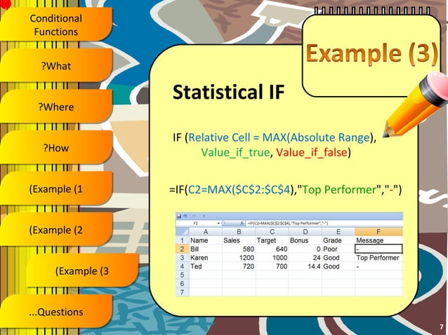 Advanced Excel By Ahmed Galal | PPT
