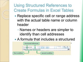 Advanced Excel | PPT | Programming Languages | Computing