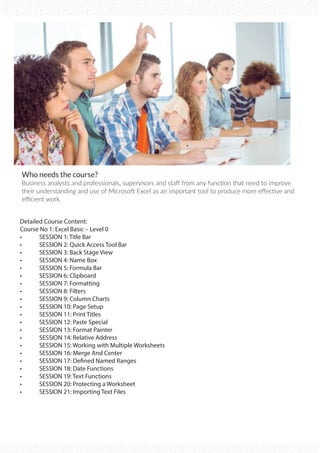 Advanced excel brochure | PDF