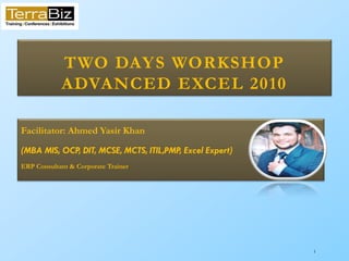 Advanced excel 2010 & 2013 updated Terrabiz | PPT