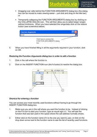 Advanced Excel Formulas And Functions Kd | PDF