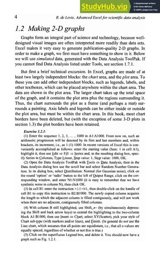 Advanced Excel For Scientific Data Analysis | PDF