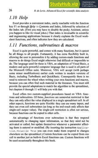 Advanced Excel For Scientific Data Analysis | PDF