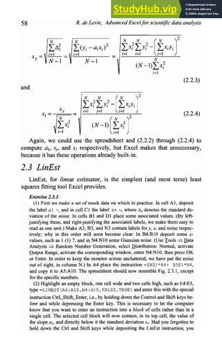 Advanced Excel For Scientific Data Analysis | PDF