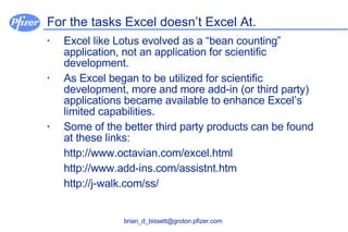 Advanced Excel Technologies In Early Development Applications | PPT ...
