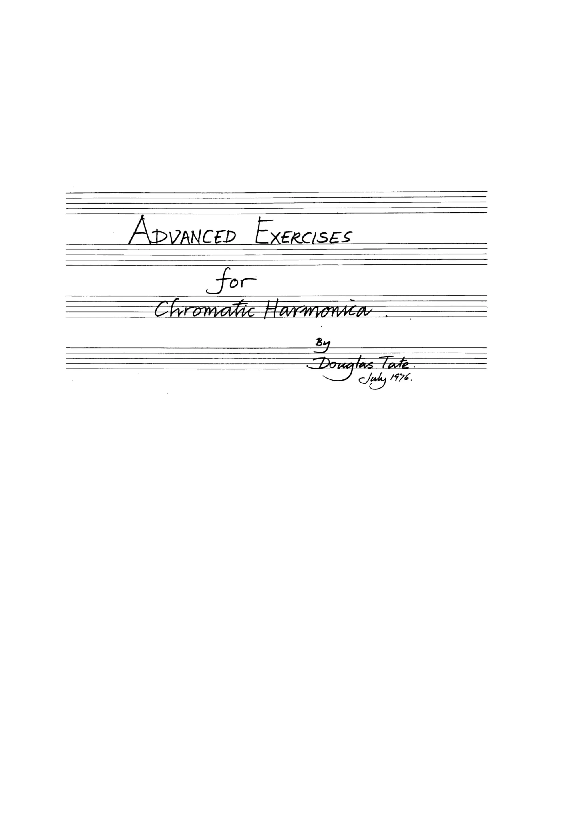 Advanced Exercises for the Chromatic Harmonica | PDF