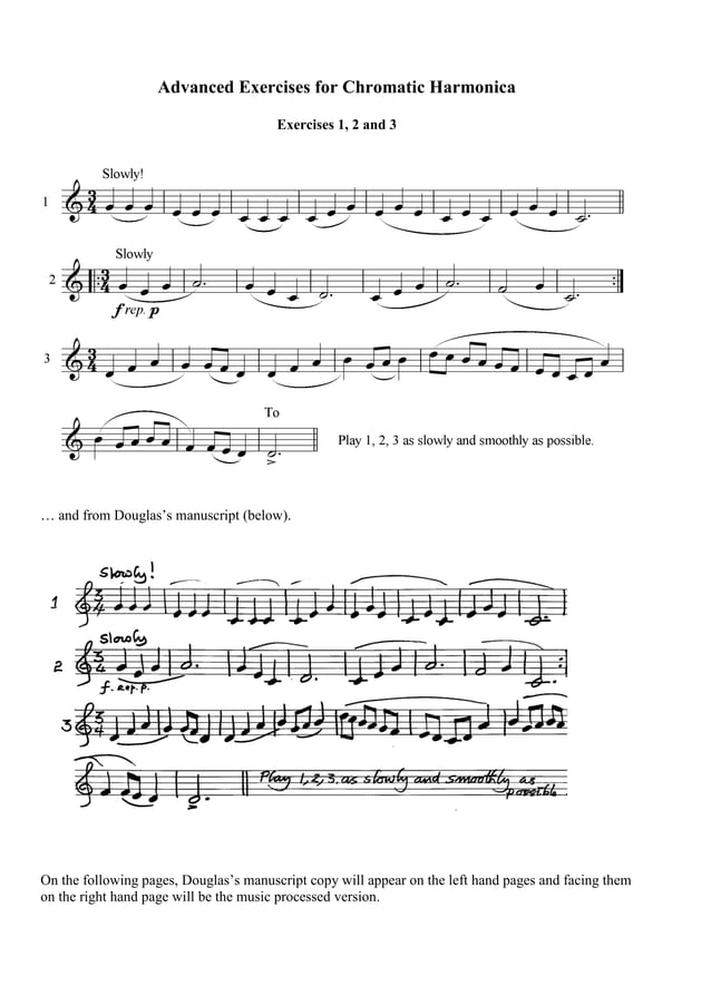 Advanced Exercises for the Chromatic Harmonica | PDF