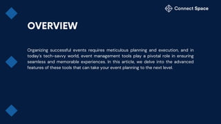 Advanced Features in Event Management Tools | PPTX