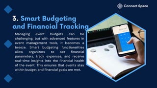 Advanced Features in Event Management Tools | PPTX
