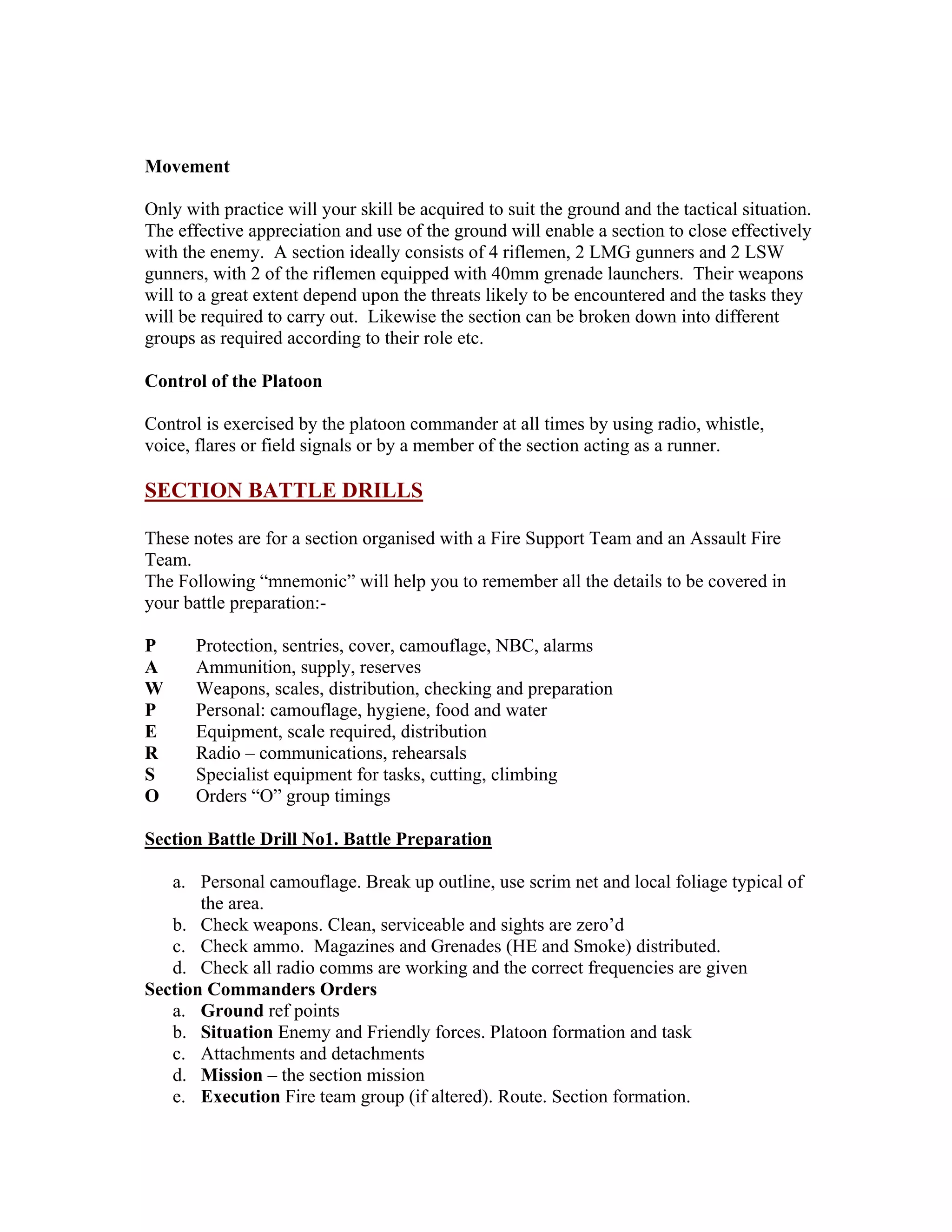 Advanced Fieldcraft | PDF