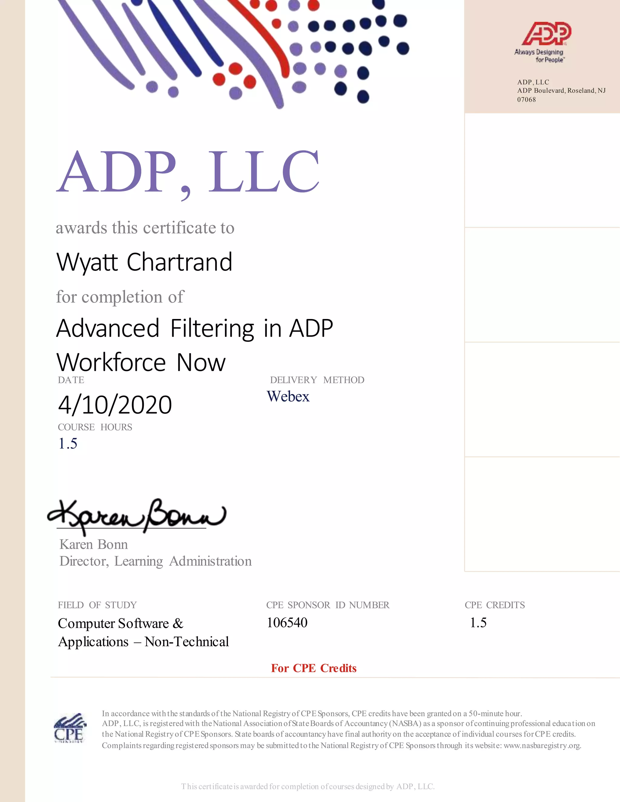 Advanced Filtering in ADP | PDF