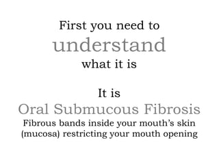 Advanced Treatment for Reduced mouth Opening by Dr. Amit T. Suryawanshi ...