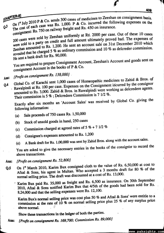 Advanced financial accounting by sohail afzal pdf questions Solution Key book | PDF | Business ...