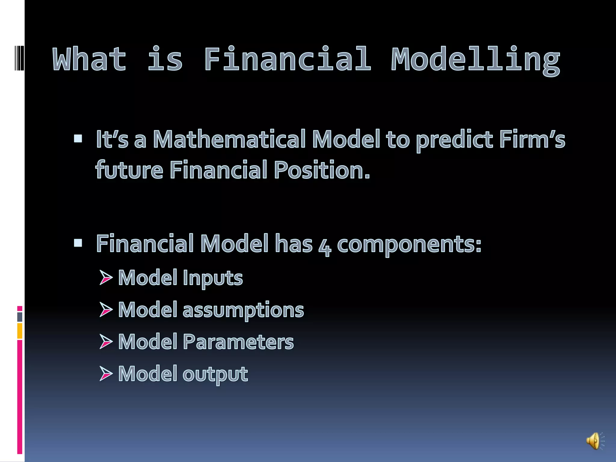 Advanced financial modelling | PPTX