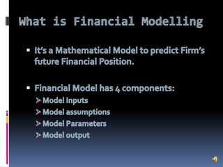 Advanced financial modelling | PPTX