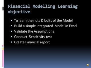 Advanced financial modelling | PPTX