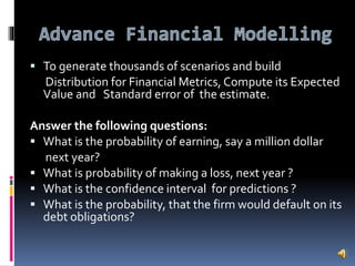 Advanced financial modelling | PPTX